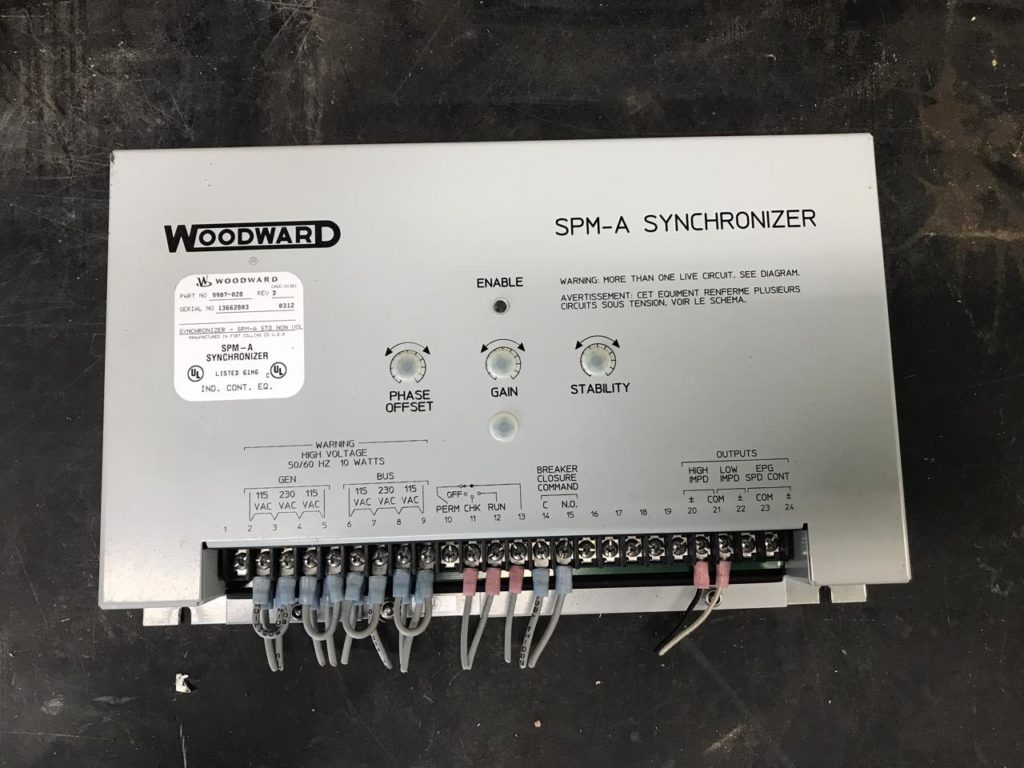 Woodward Synchronizer for Parallel/Loadsharing Capabilities
