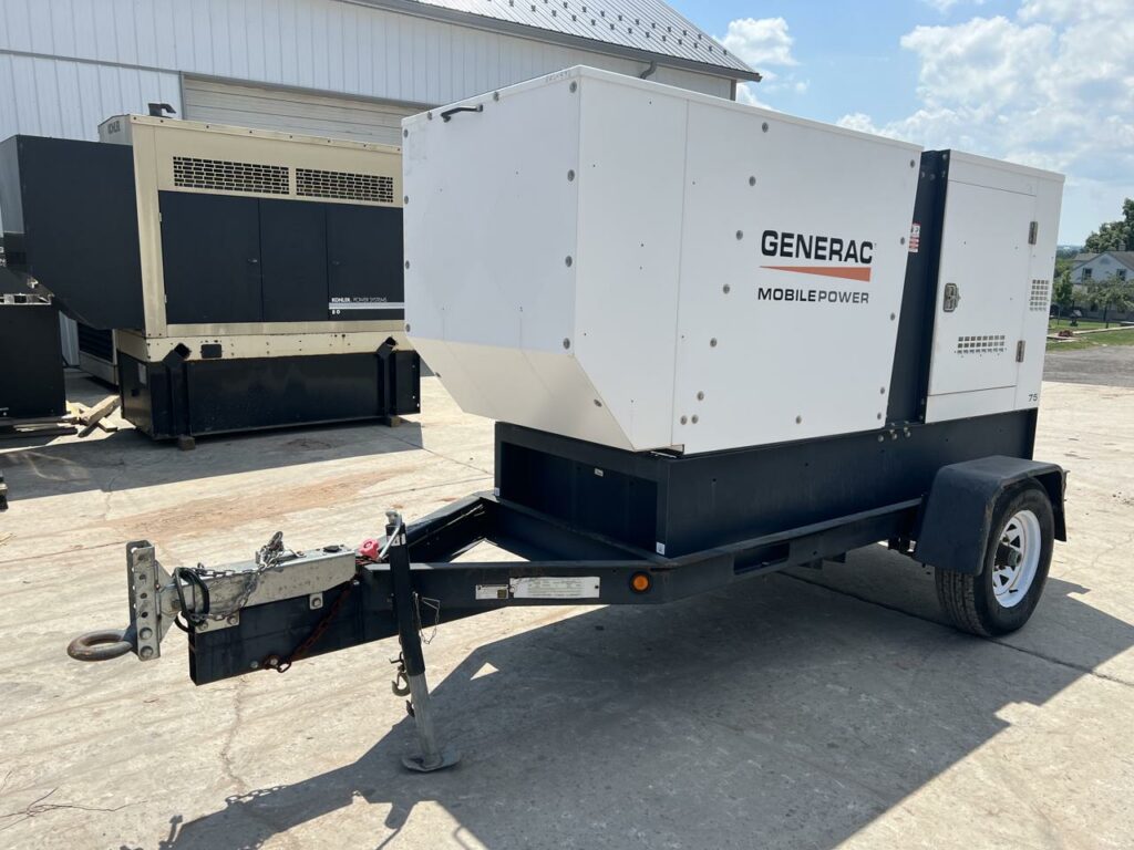 __75 KVA/60 kW Generac Portable Generator Set, Year 2015, 2,432 Hours ...