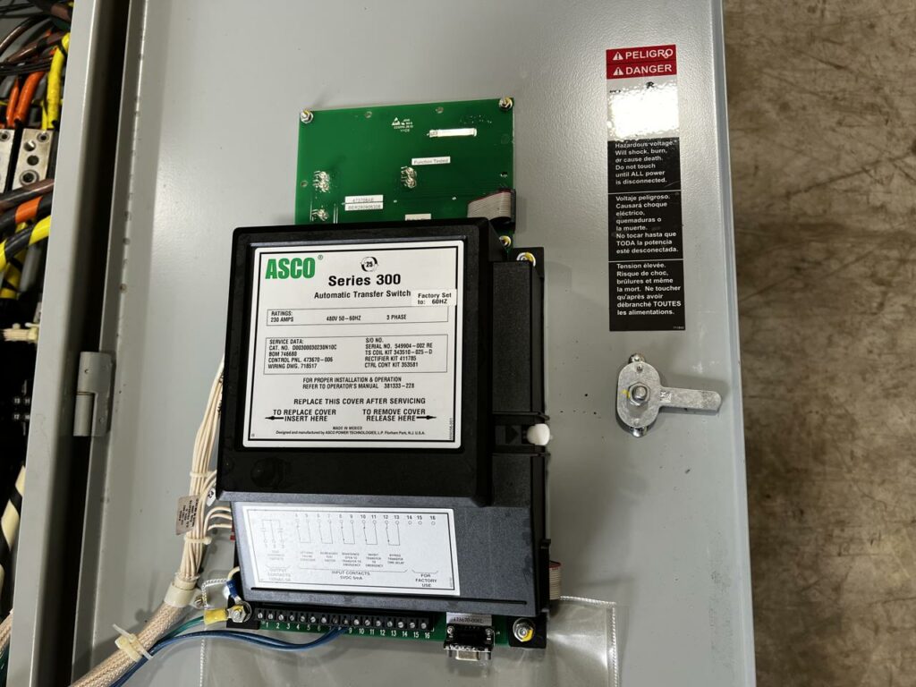 Asco 300 Series Automatic Transfer Switch, 230 Amp