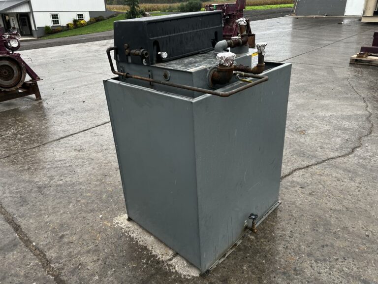 100 Gallon Good Used Diesel Fuel Tank with Electric Fuel Pump. Double ...