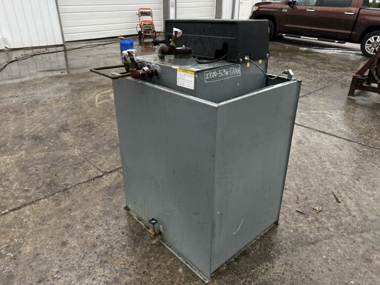 100 Gallon Good Used Diesel Fuel Tank with Electric Fuel Pump. Double ...
