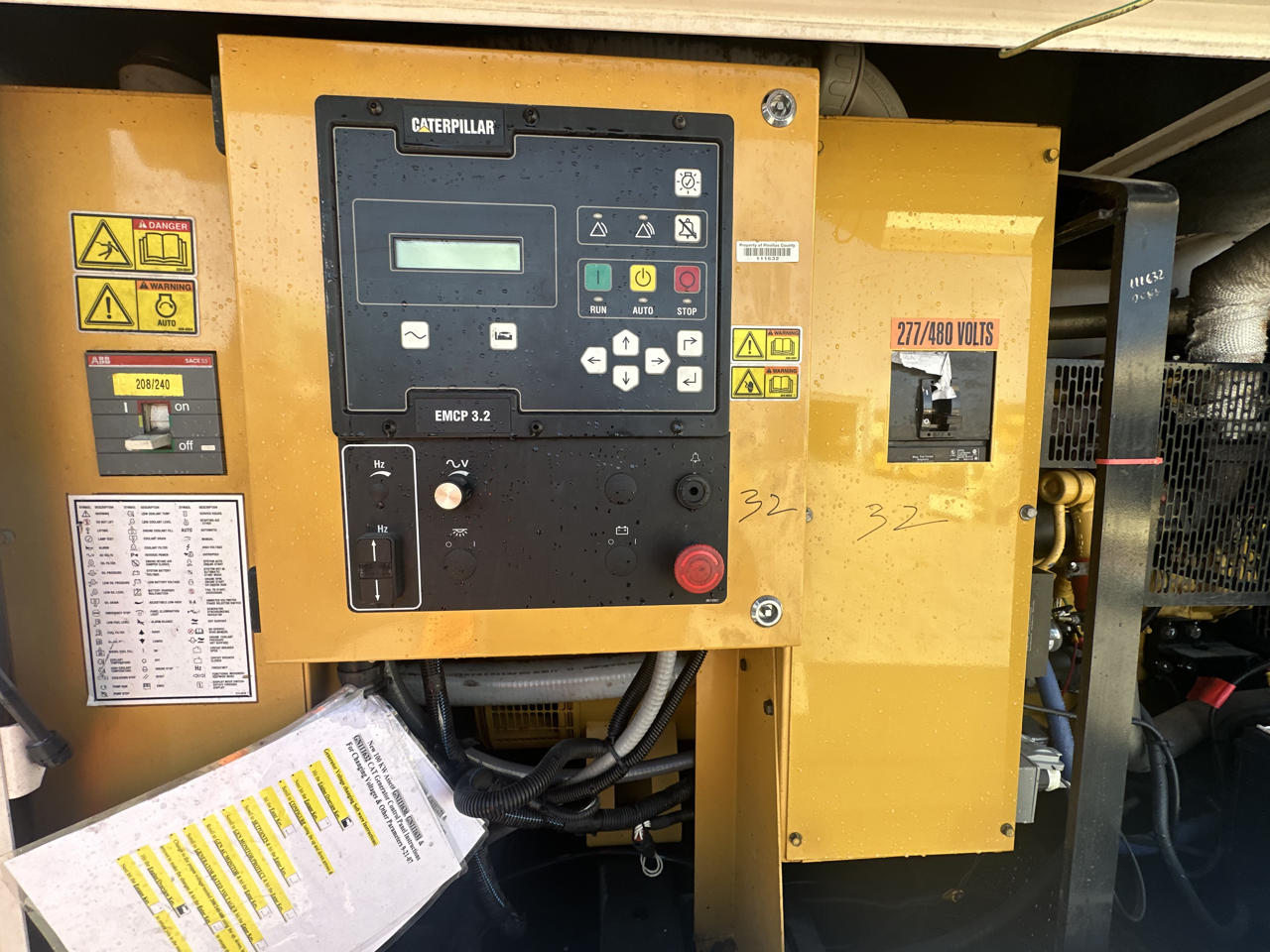 _100 kW CAT Portable Rental Grade Gen Set, With Voltage Selector Switch, Sound Attenuated ...