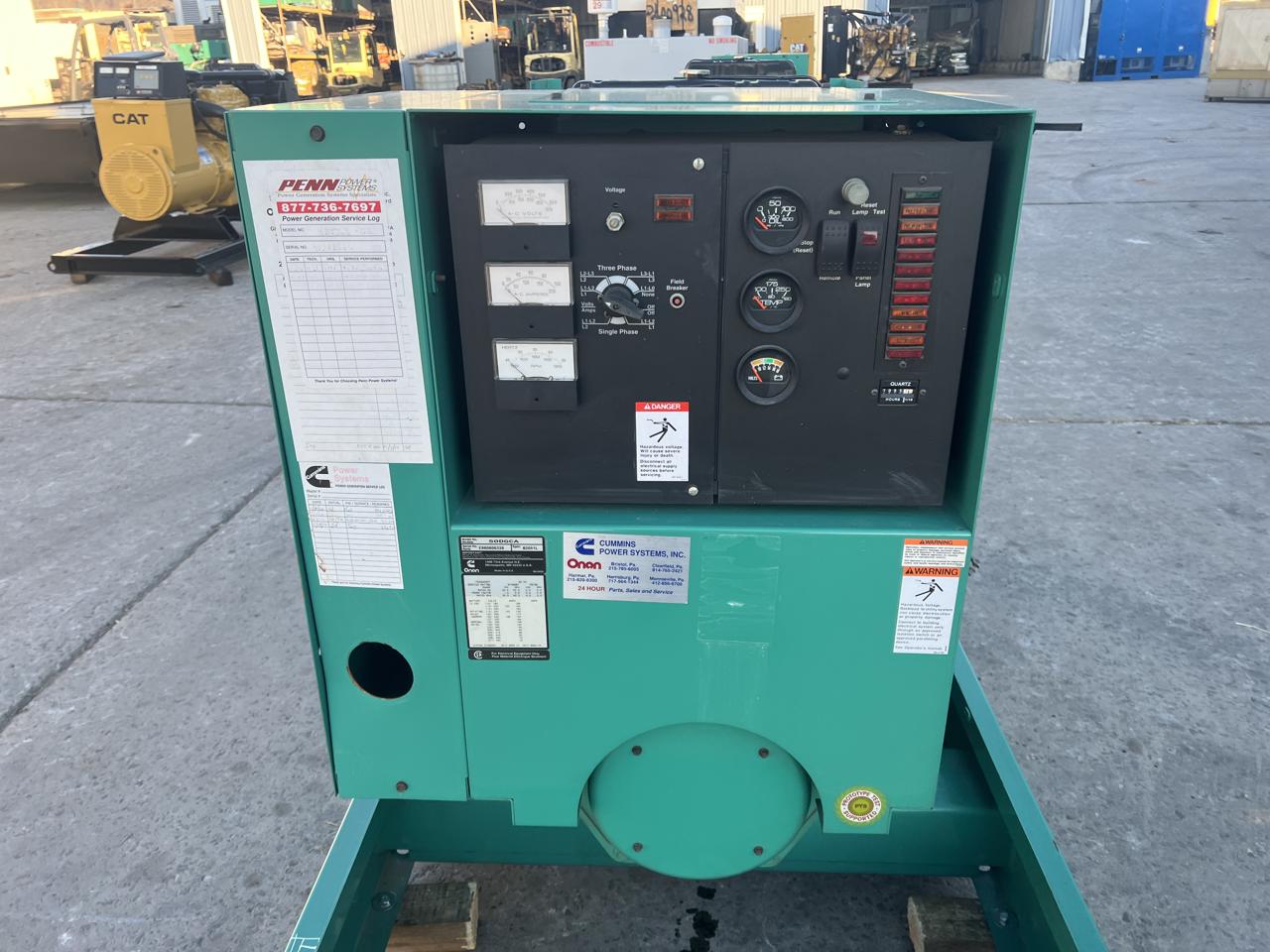 __50 kW Cummins/Onan Generator, 4BT 3.9 Liter Cummins Engine, Year ...