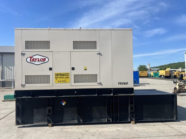 _250 kW Taylor Generator, with Sound Attenuated Enclosure and Base Fuel ...
